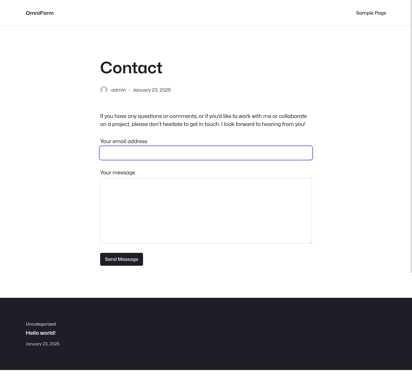 OmniForm 1.3.0 – OmniForm