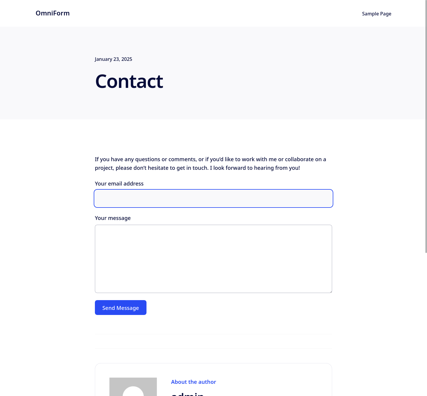 OmniForm 1.3.0 – OmniForm